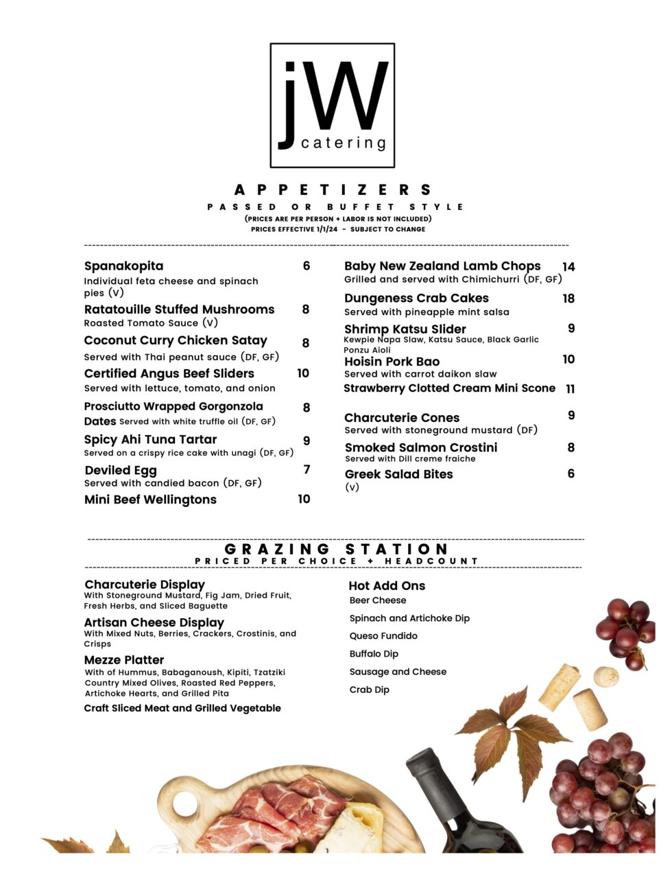 Catering | JW Catering