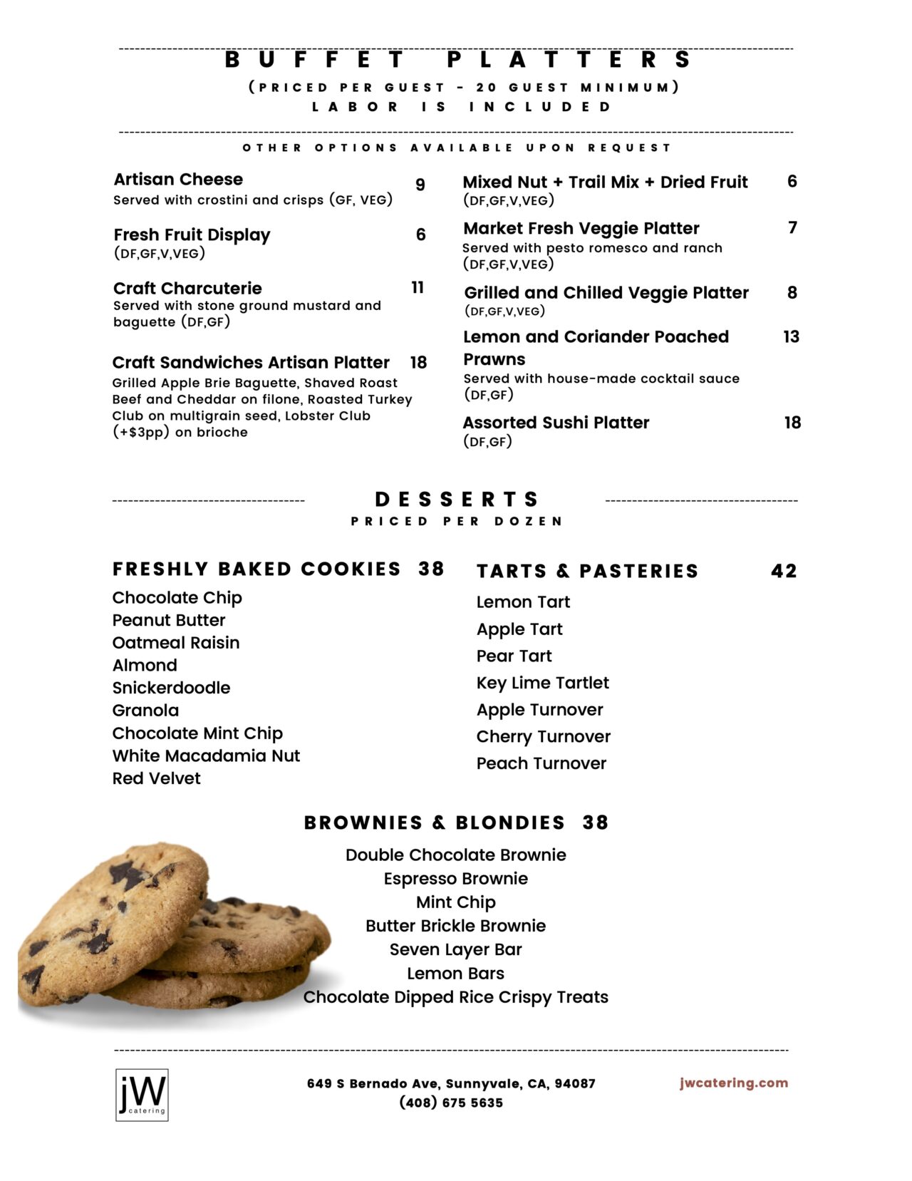 Catering | JW Catering